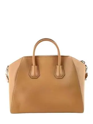 Givenchy Givenchy Antigona Leather Medium Satchel Neutrals