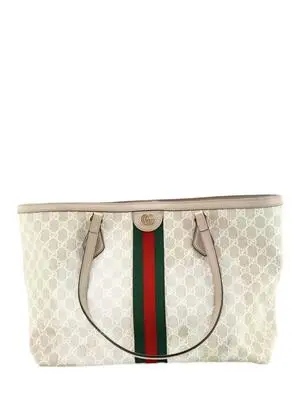 GUCCI Ophidia Shopping Gg Coated Canvas Medium Tote Bag