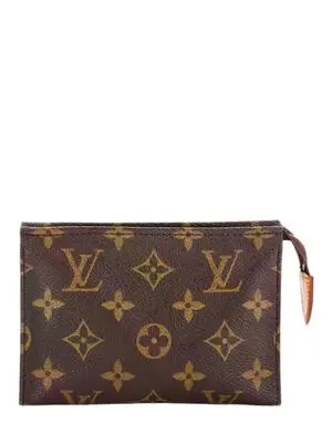 LOUIS VUITTON Toiletry Monogram Canvas 15 Pouch - Brown