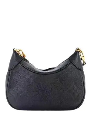 LOUIS VUITTON Bagatelle Nm Handbag Monogram Empreinte Giant Shoulder Bag - Black