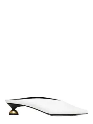 VANDA NOVAK Tracy Pointed-toe Pumps - White