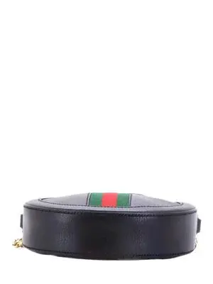 Gucci Gucci Ophidia Round Shoulder Bag Mini Crossbody Bag Black