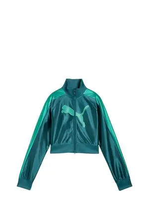 PUMA PUMA Archive T7 Cropped Track Jacket Emerald Ice