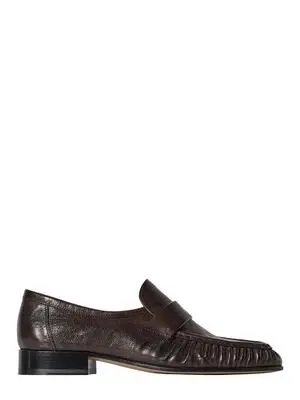 THE ROW The Row Soft Leather Loafers With Tassel Detailing