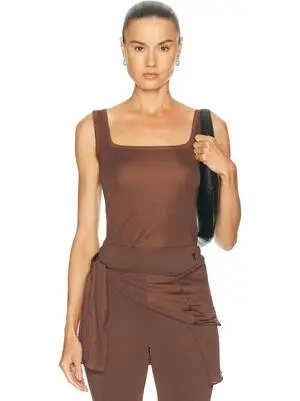 THE PARK Sawyer Tank Top - Chocolate