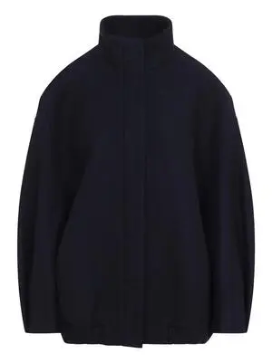 Dries Van Noten Oversized Wool Blend Jacket - Blue