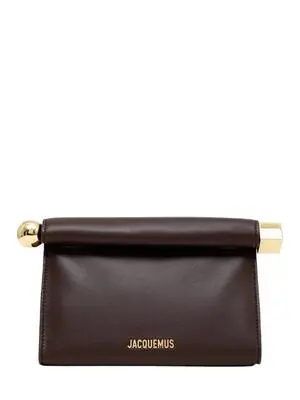 JACQUEMUS Le Sac Rond Carre In Nappa