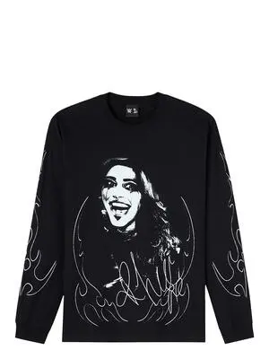 OVO X Wwe Rhea Ripley Long-sleeve Tee - Black