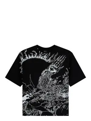 OVO X Marvel Wolverine Splash Page Tee - Black
