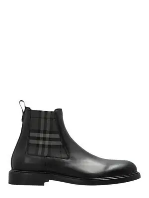 Burberry Pembroke Chelsea Boots - Black