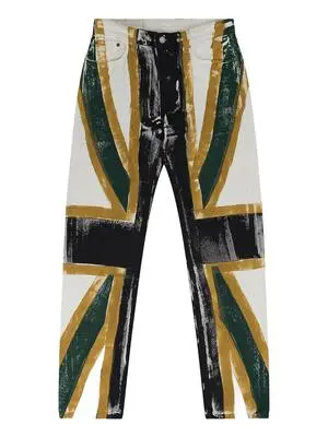 DENIM TEARS Union Jack 501 Jeans - White
