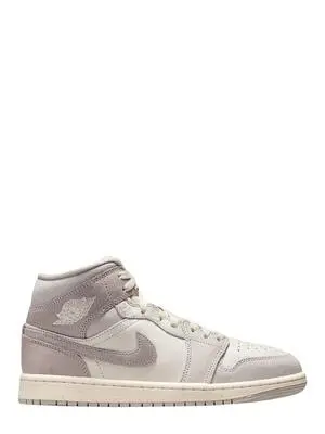 JORDAN Wmns 1 Mid Se 'light Iron Ore - Cream
