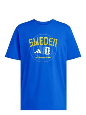Adidas Fifa World Cup 26 Qualifier Tee Sweden 'royal /soccr-wcu-454 - Blue