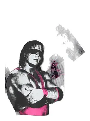 OVO X Wwe Bret The Hitman Hart Tee - Black