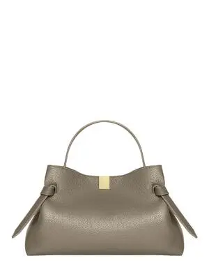 Yuzefi Borsa "gyoza" In Pelle - Beige