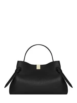Yuzefi Borsa "gyoza" In Pelle - Black