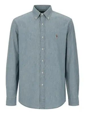 Polo Ralph Lauren Camicia Con Logo - Denim