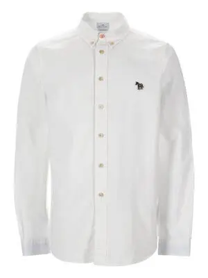 Paul Smith Zebra Patch Shirt - White