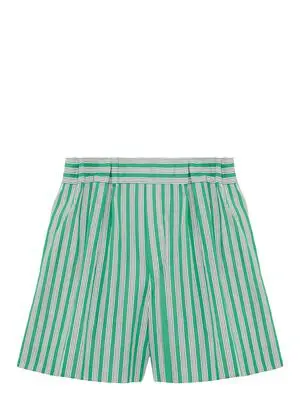 Loewe Stripe Shorts - Green