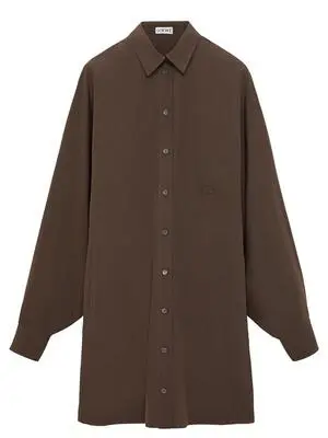 Loewe Shirt Dress - Brown