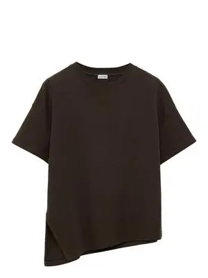 Loewe Asymmetric T-shirt - Brown