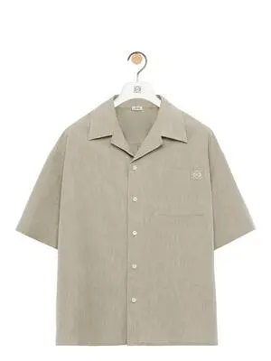 Loewe Wool-blend Anagram Shirt - Beige