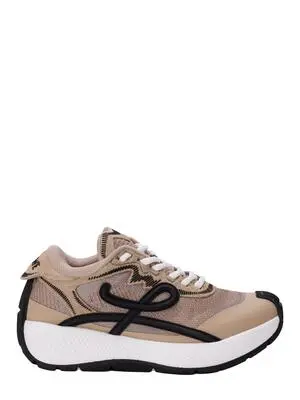 Loewe Pogo Flatform Sneakers - Beige