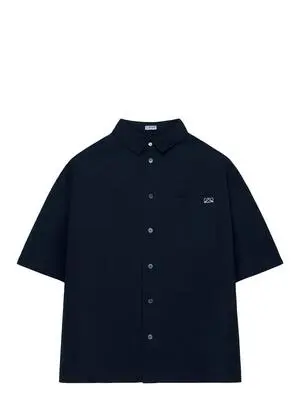 Loewe Anagram Short-sleeve Shirt - Navy