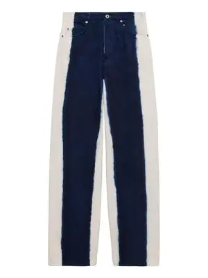 Loewe Trompe-l'oeil-effect Straight Jeans - White
