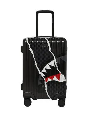 SPRAYGROUND Centre Rip Revealing Hard Cabin Suitcase - Grey