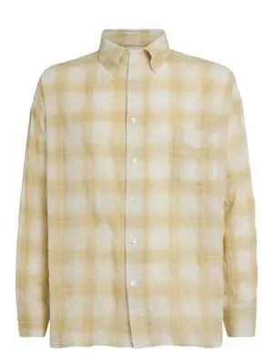 PICANTE Cotton Crinkle Check Rocco Shirt