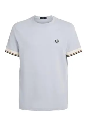 Fred Perry Cotton Twin Tipped T-shirt - Blue