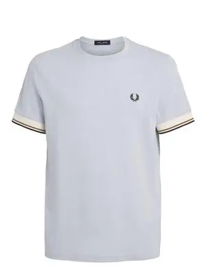 Fred Perry Cotton Twin Tipped T-shirt - Blue