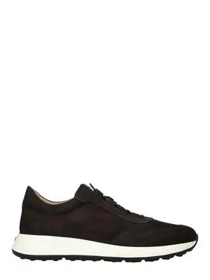 TOD'S Suede Elastic Cassetta Sneakers - Brown