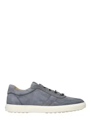 TOD'S Leather Elastic Cassetta Sneakers - Blue