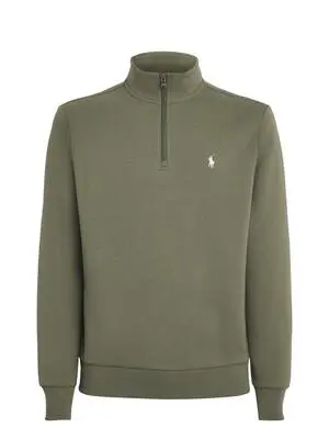 Polo Ralph Lauren Cotton Quarter-zip Sweatshirt Green