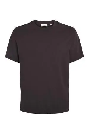 FRAME Cotton T-shirt - Brown