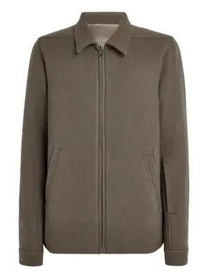 Rick Owens Virgin Wool Brad Overshirt - Grey