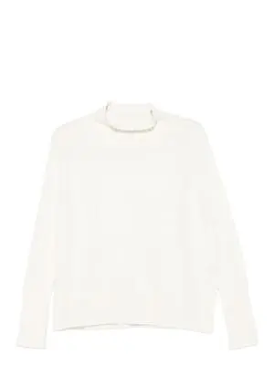 BEYOU Cashmere Turtleneck Sweater - White