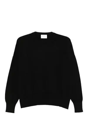BEYOU Cashmere Crewneck Sweater - Black