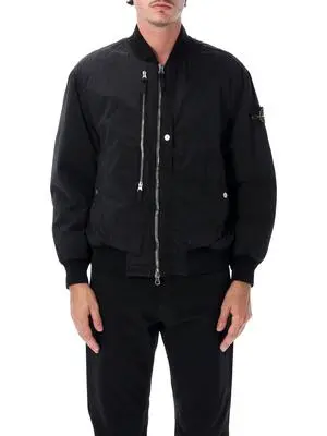Stone Island Nylon Metal Bomber Jacket - Nero