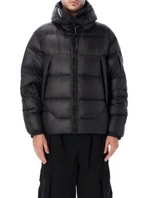 C.P. COMPANY C.P. COMPANY Quilted Hooded Puffer Jacket Nero