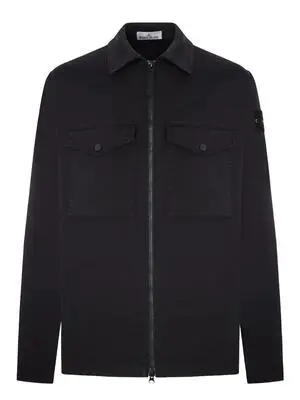 STONE ISLAND Stone Island Stonewashed Effect Overshirt