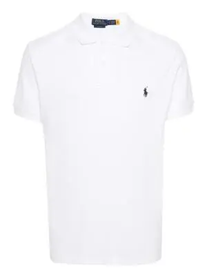 Polo Ralph Lauren Polo Ralph Lauren Slim Fit Short Sleeve Knit T-Shirt White