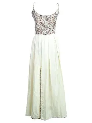 JIWYA Rajkumari Gown - Blue/red