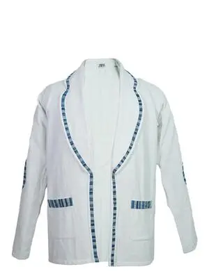 JIWYA White / Blue Baadal Jacket - White/blue