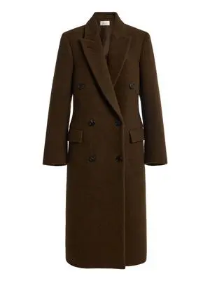 THE ROW Bamira Wool Coat - Brown