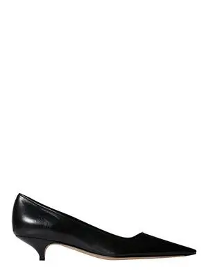 THE ROW Liisa Kitten Heel Pumps - Black