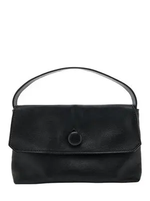 THE ROW Sally Leather Shoulder Bag - Black