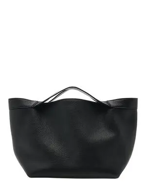 THE ROW Small Kit Leather Tote - Black